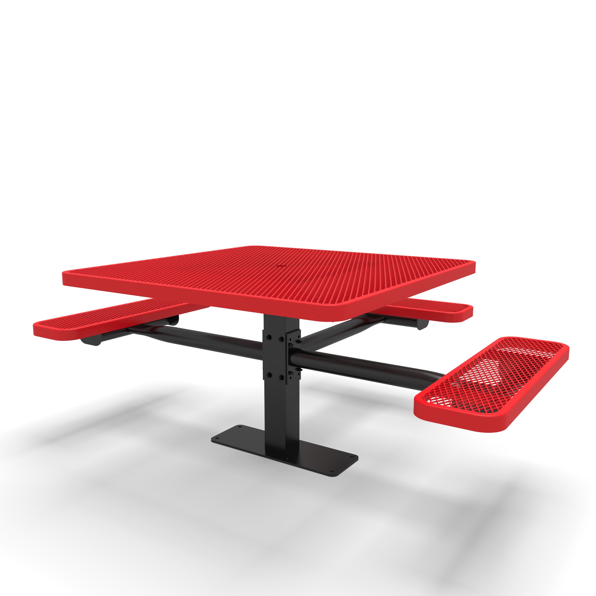 Mounted Signature Square Pedestal Diamond ADA Table